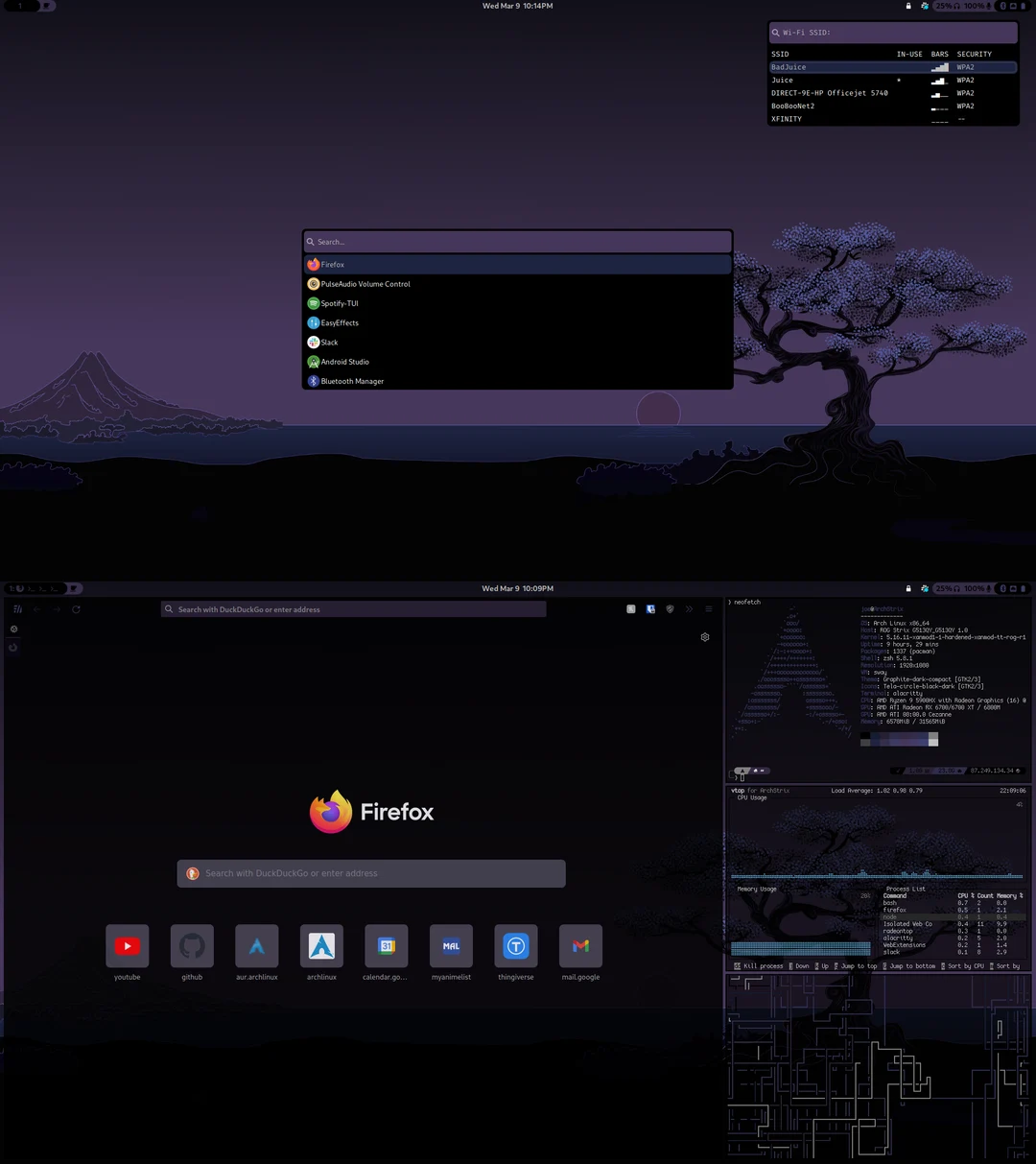 [Sway] Same wallpaper, Improved theme | Scrolller