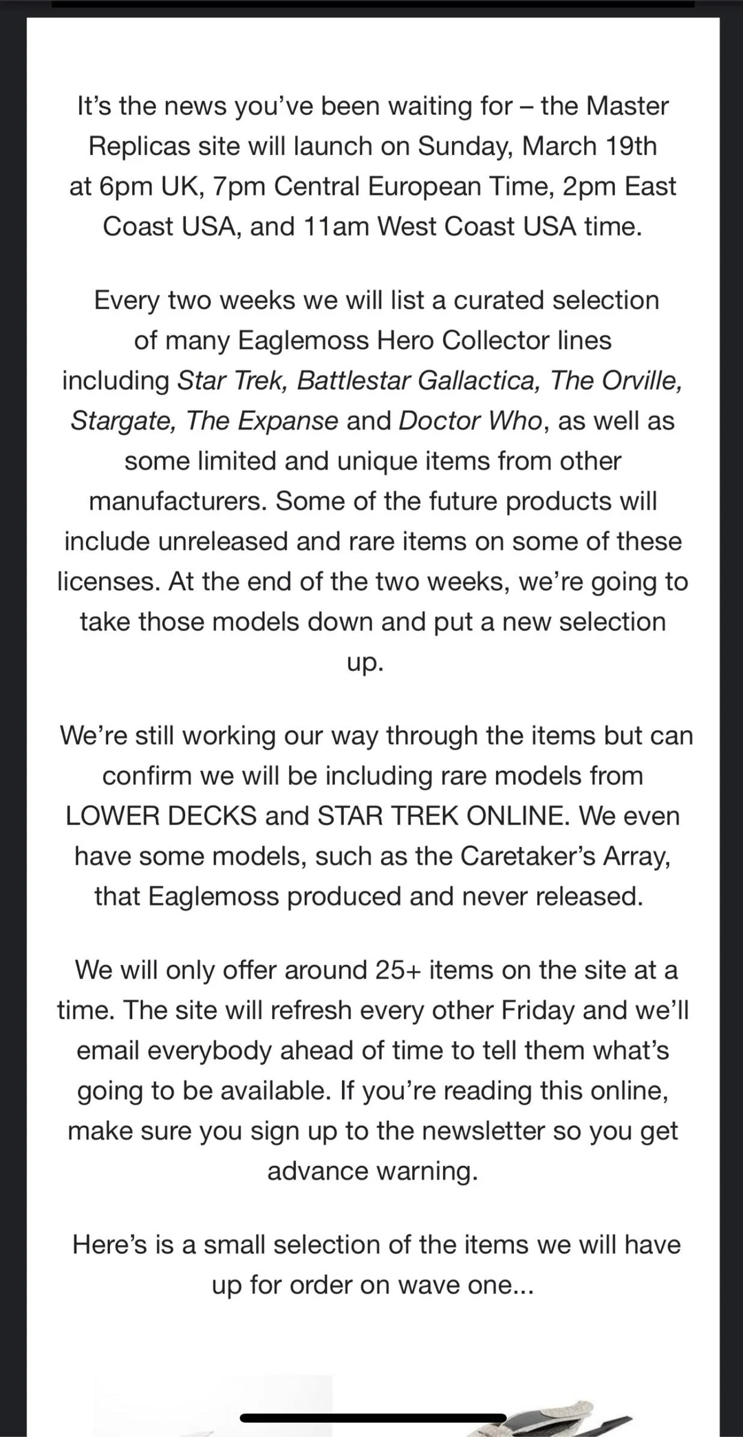 Eaglemoss Ecto-1 update, but what does it mean?? | Scrolller