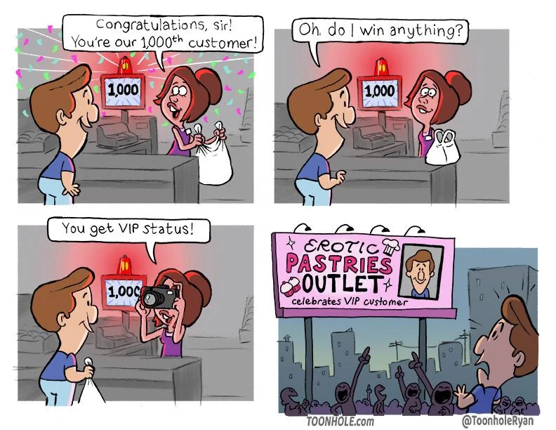 1000th Customer | Scrolller