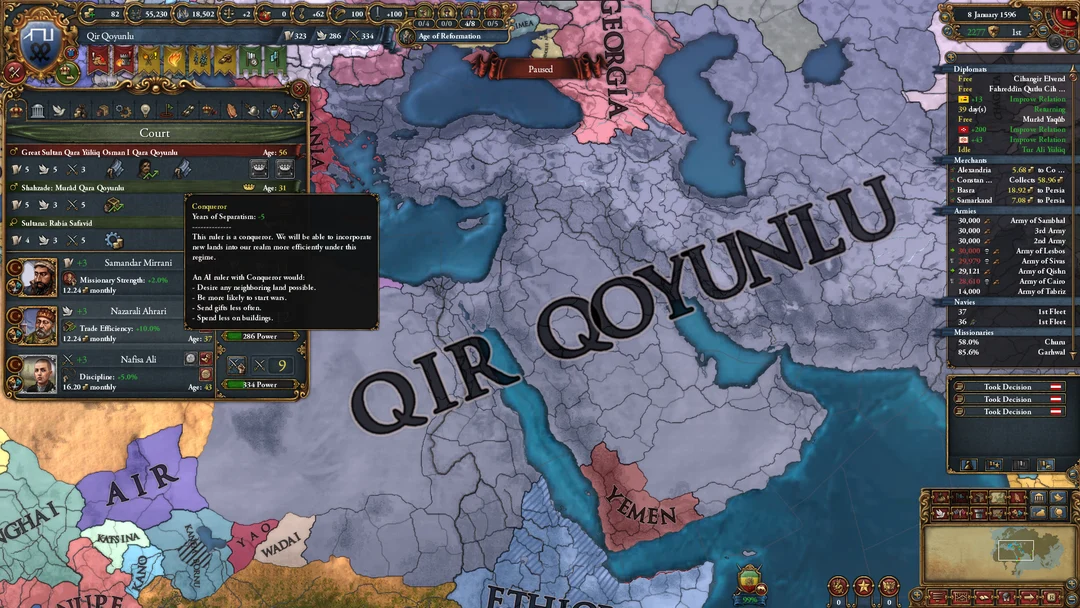 My ruler has double conqueror | Scrolller