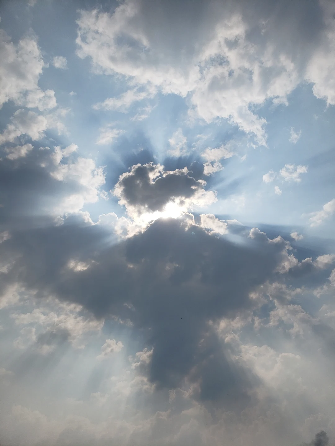 The haze and clouds looked quite picturesque today | Scrolller