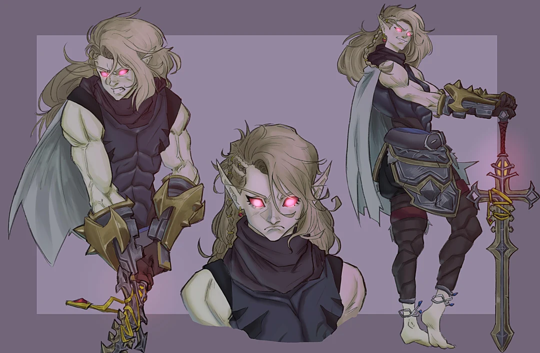 World of Warcraft Blood elf Undead Paladin by Me | Scrolller