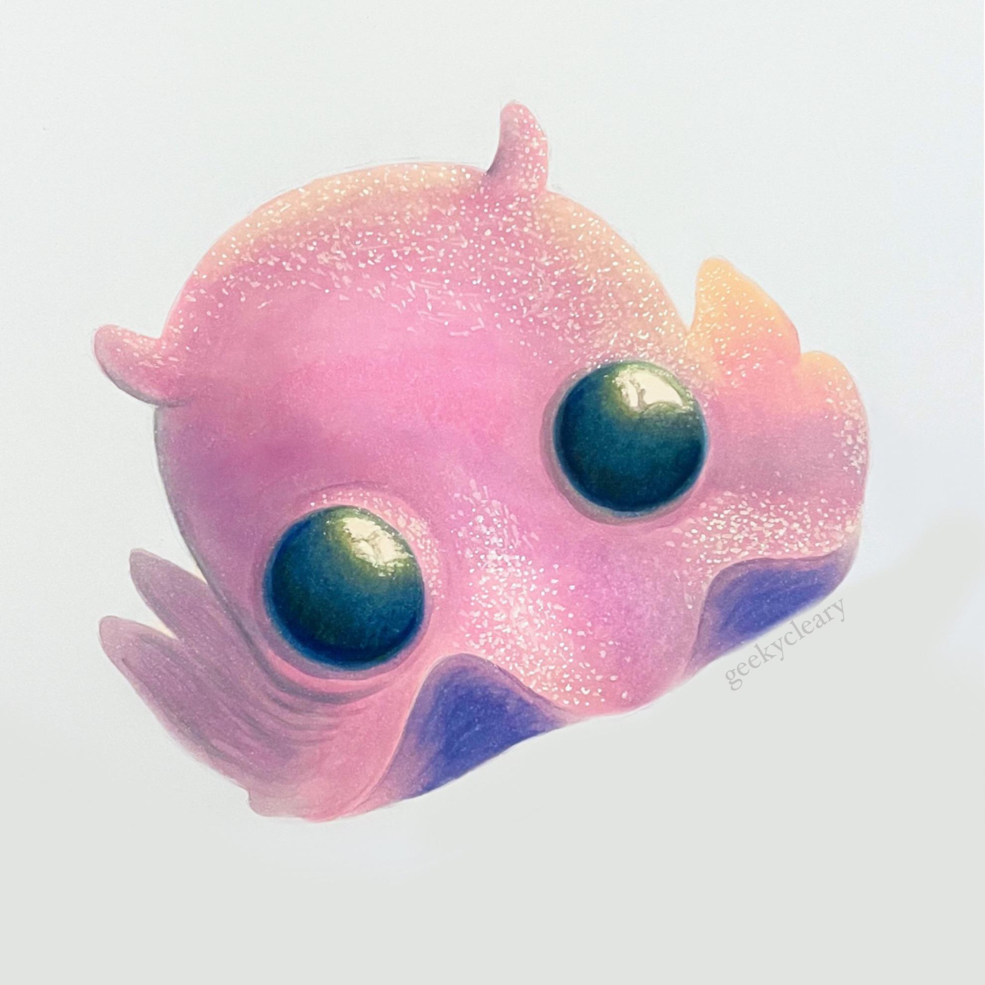 Dumbo Octopus, me, alcohol markers, 2022 | Scrolller