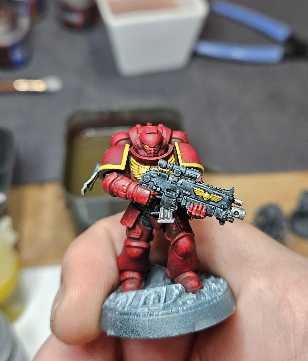 First ever 40k model. Quite pleased! | Scrolller