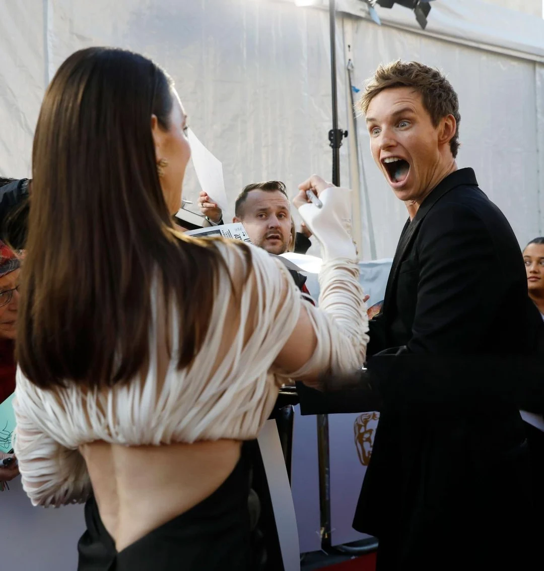 Jack and Aliena reunite at BAFTAs 2023...(Pillars of the Earth reference) | Scrolller