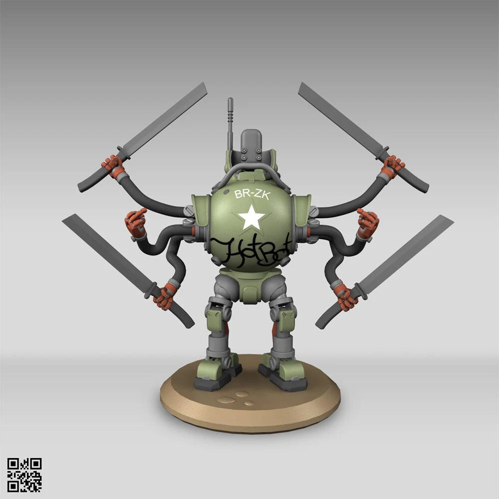 Robo Cult BR-ZK by Kris Thaler of rmory studios | Scrolller