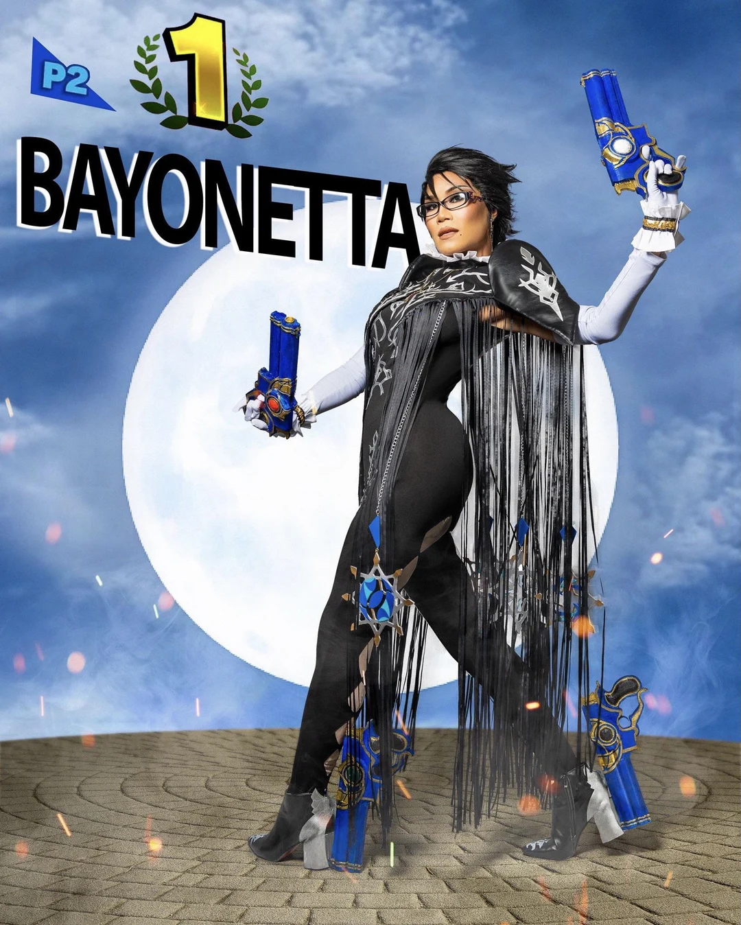 Kahmora Hall cosplaying as Bayonetta | Scrolller