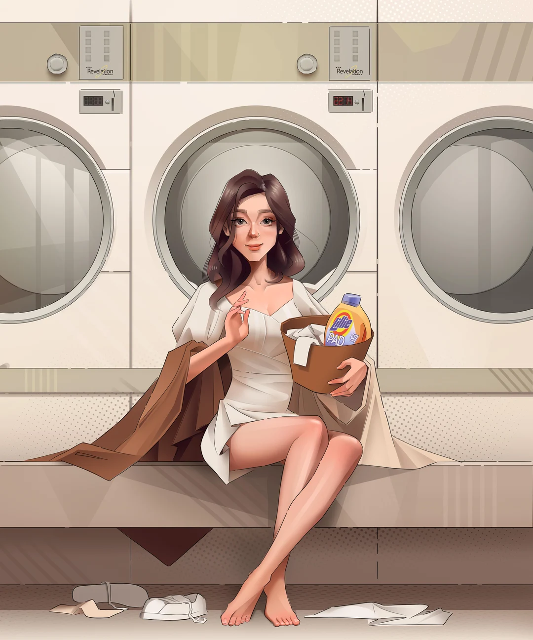 Laundromat Blessing, Me / Lilliepad_97, Digital, 2023 | Scrolller