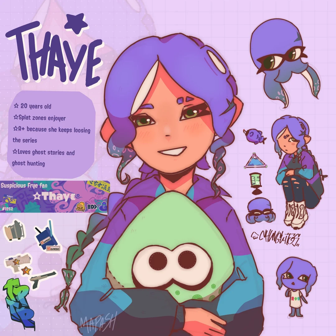 A drawing of my splatoon OC | Scrolller