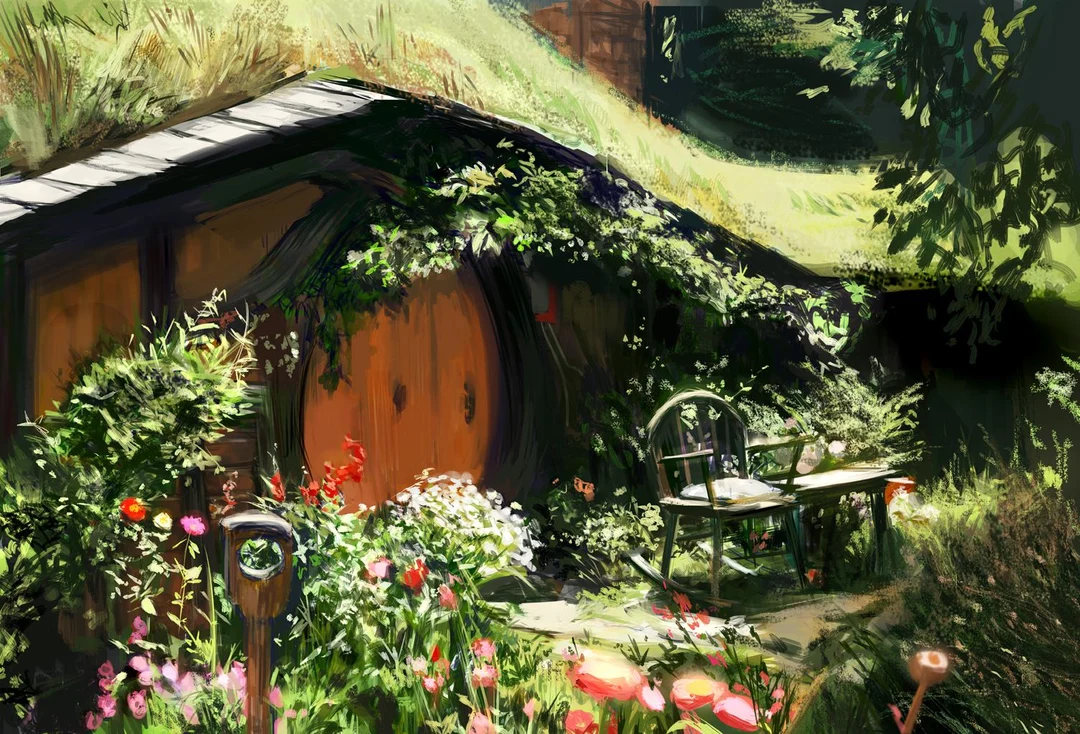 Hobbit House(2021) drawn by me | Scrolller