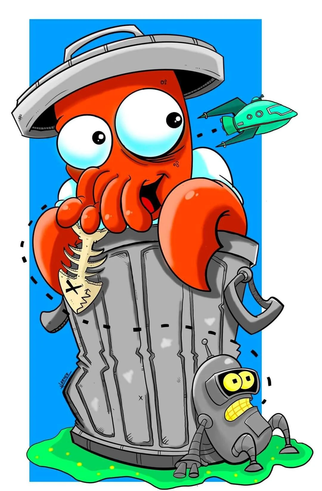 Zoidberg the Lovable Grouch by Alex Harper | Scrolller
