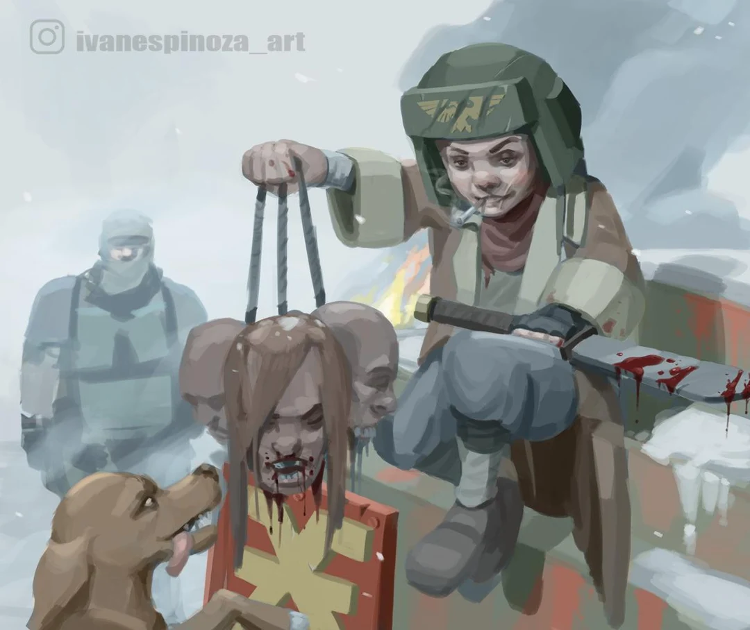 Red Winter: Trophies (Imperial Guard/Chaos fanart) | Scrolller