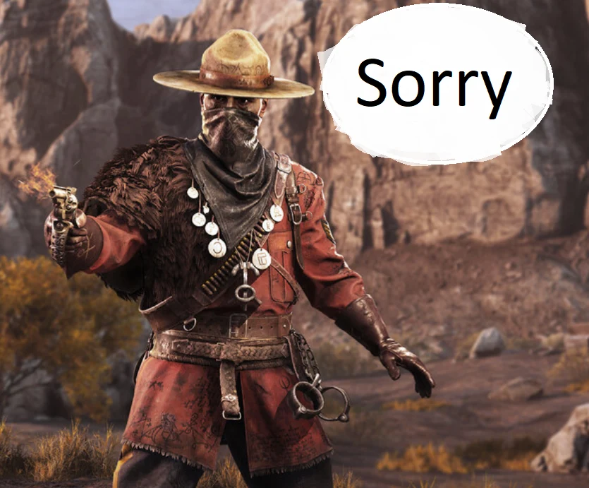 Finally a chance to apologize after each kill! | Scrolller