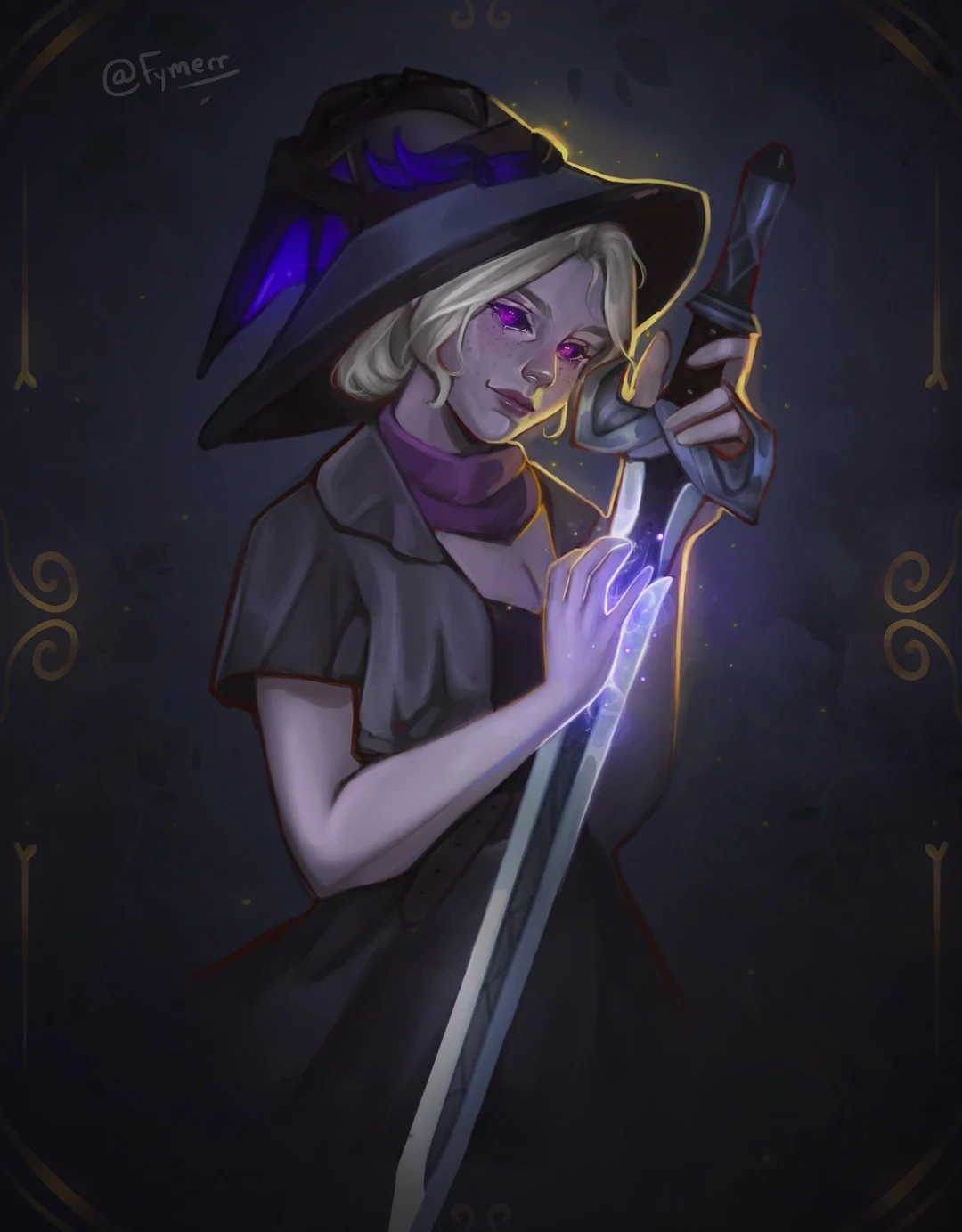 [OC] Drow Blade singer Wizard by me | Scrolller