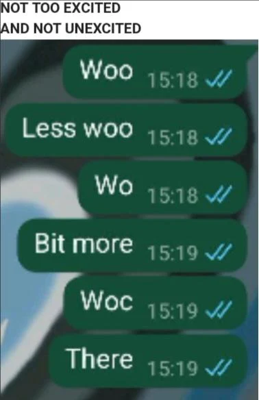 Appropriate level of excitement | Scrolller