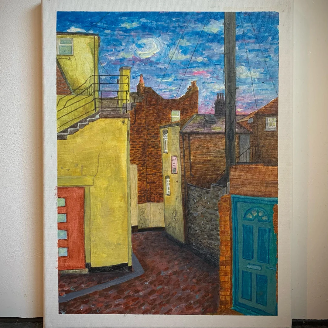 Shortcut, DesertDanicus, acrylic, 2024 | Scrolller