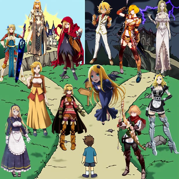 The two types of blondes in Overlord | Scrolller