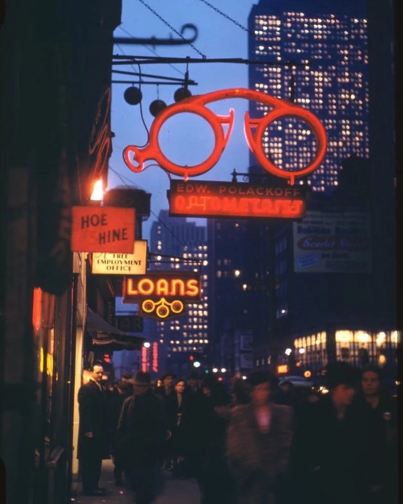 Midtown Manhattan, 1945 | Scrolller