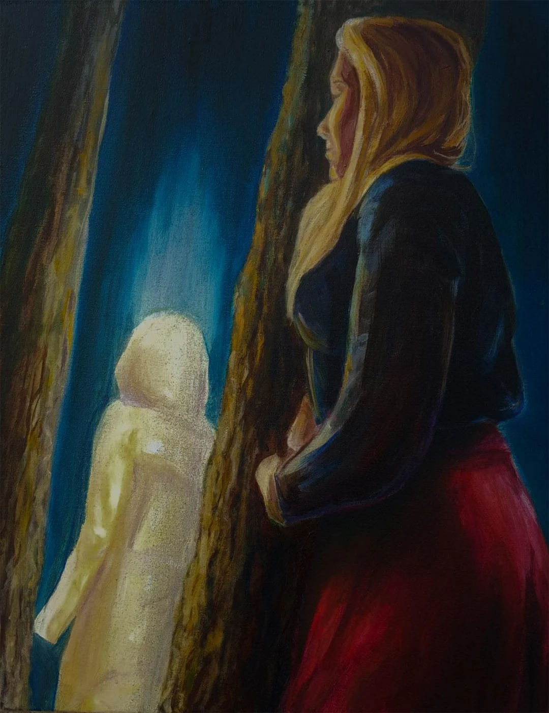 "Memory", me, oil on canvas, 2022 | Scrolller