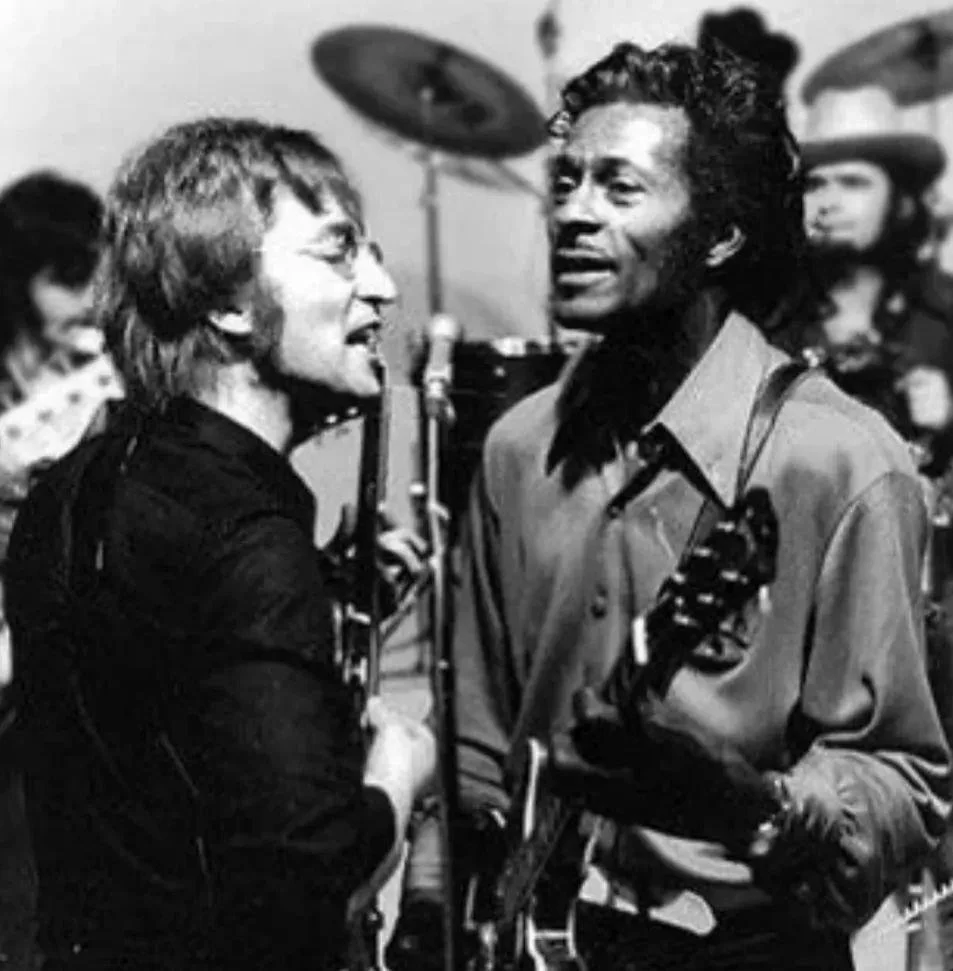 John Lennon performs with Chuck Berry on The Mike Douglas Show, February 16, 1972 | Scrolller