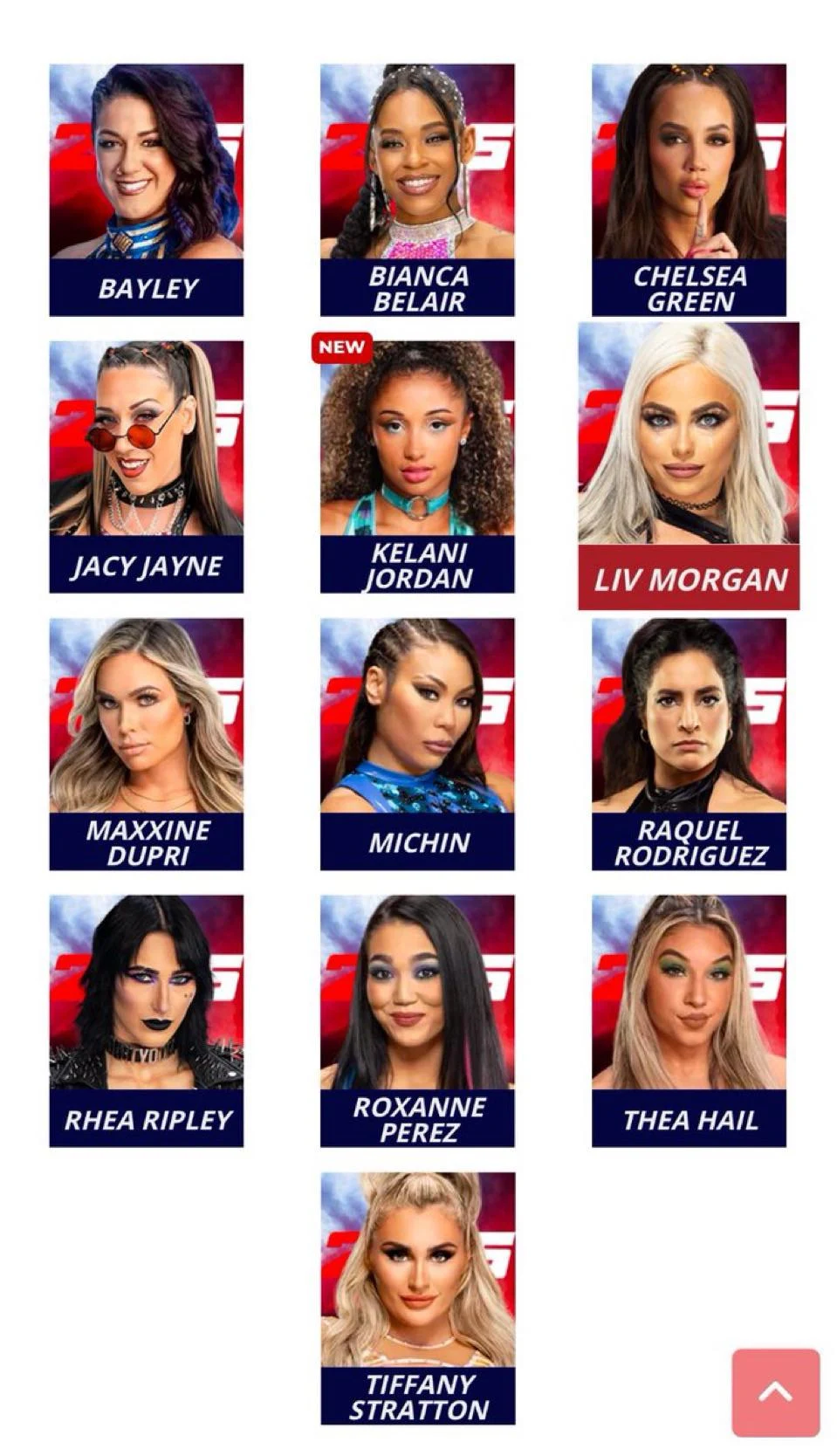 WWE 2K25 Women’s roster so far. | Scrolller