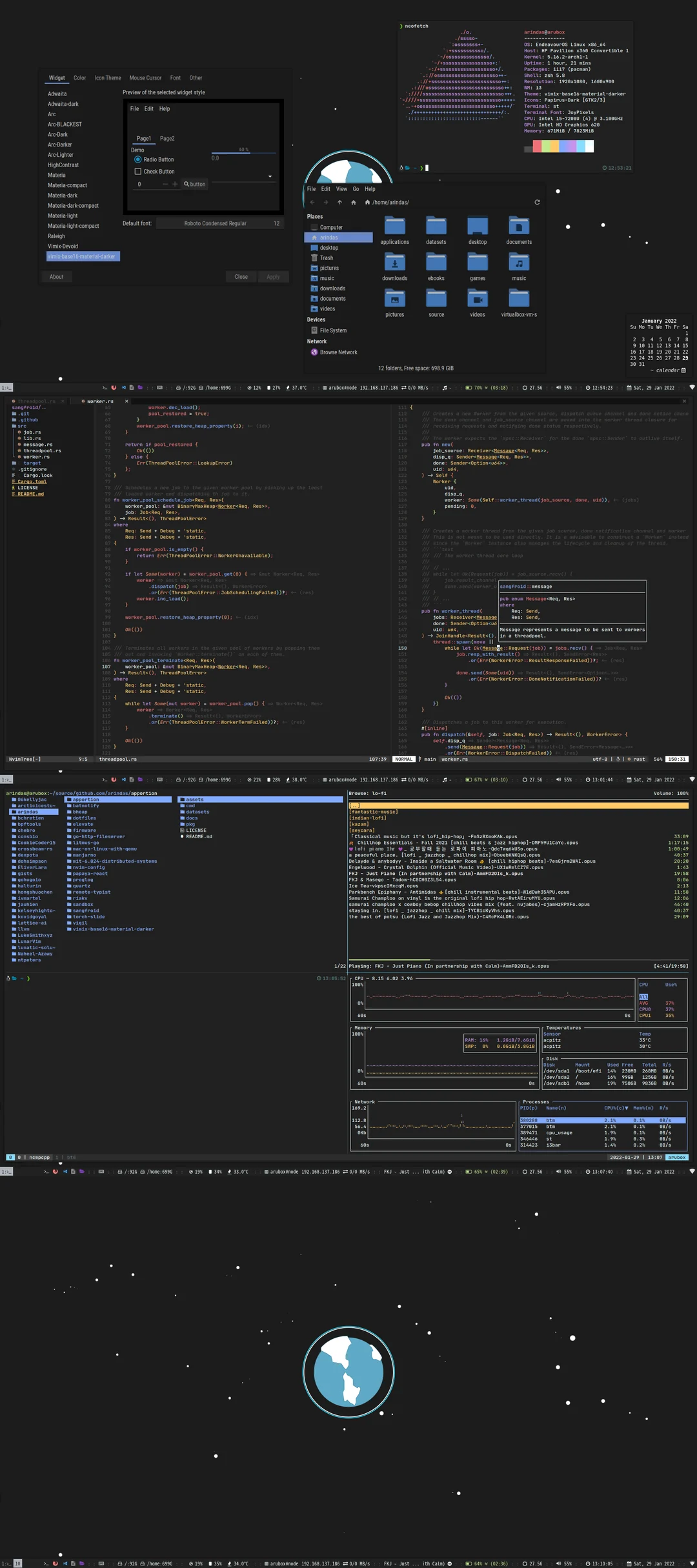 [i3-gaps] Earthly Endeavour | Scrolller