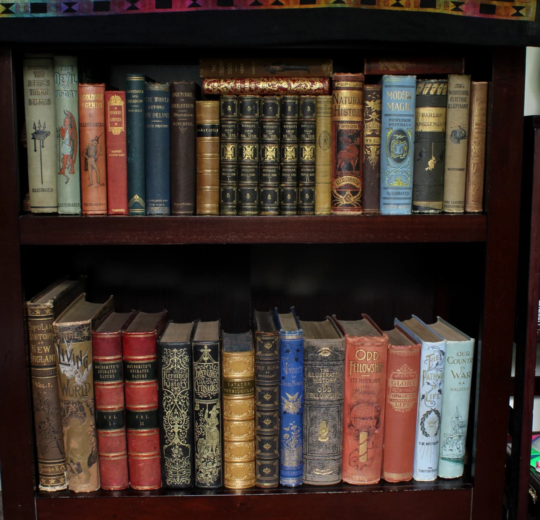 My antique books. | Scrolller