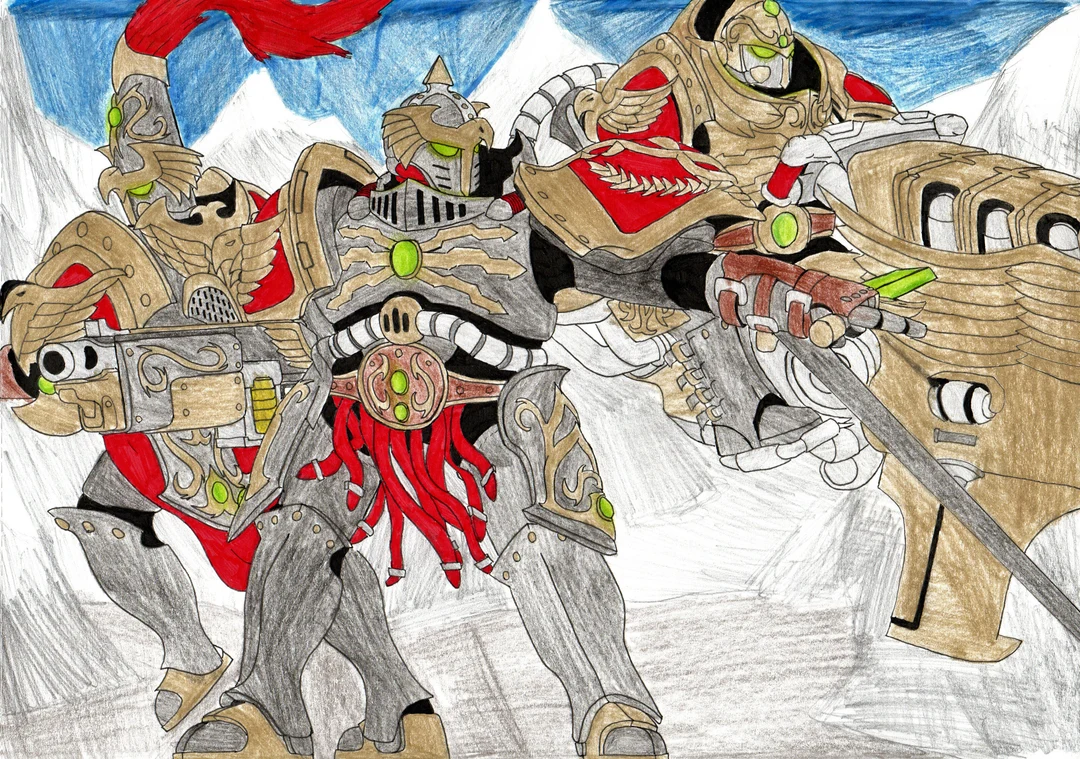 Some Adeptus Custodes! [by me] | Scrolller