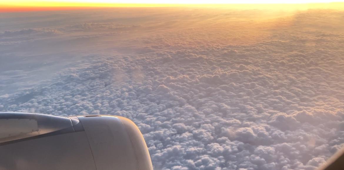 From the plane - are these mammatus clouds? | Scrolller