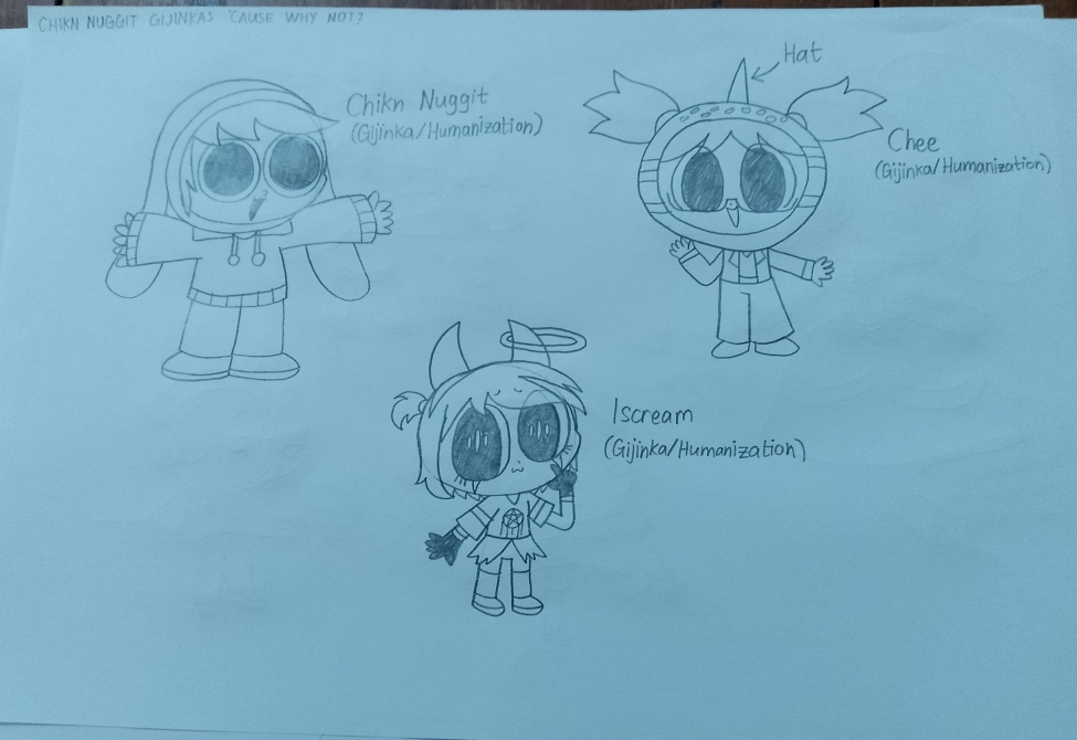 Chikn Nuggit Gijinka Sketch Dump | Scrolller