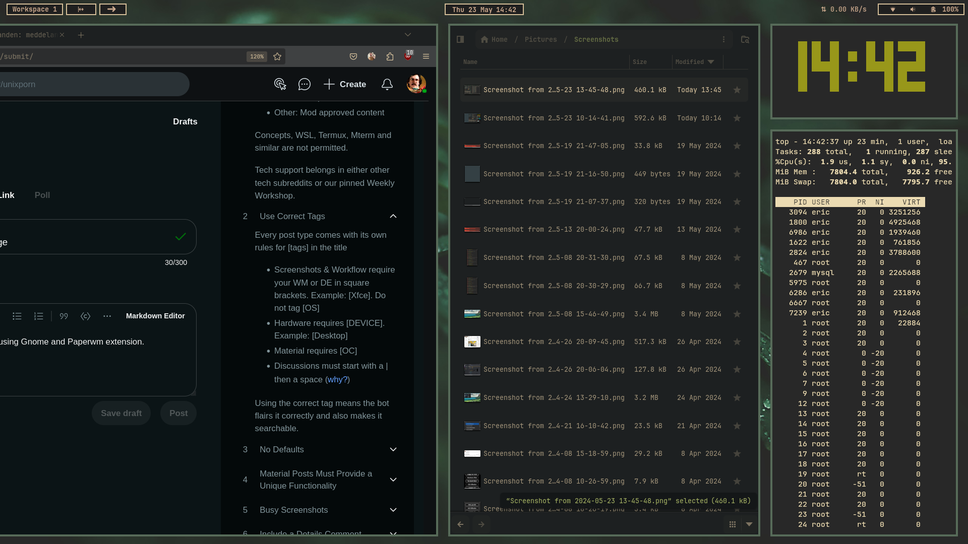 Discover more like Unixporn: [GNOME] gruvbox in foliage and Related ...