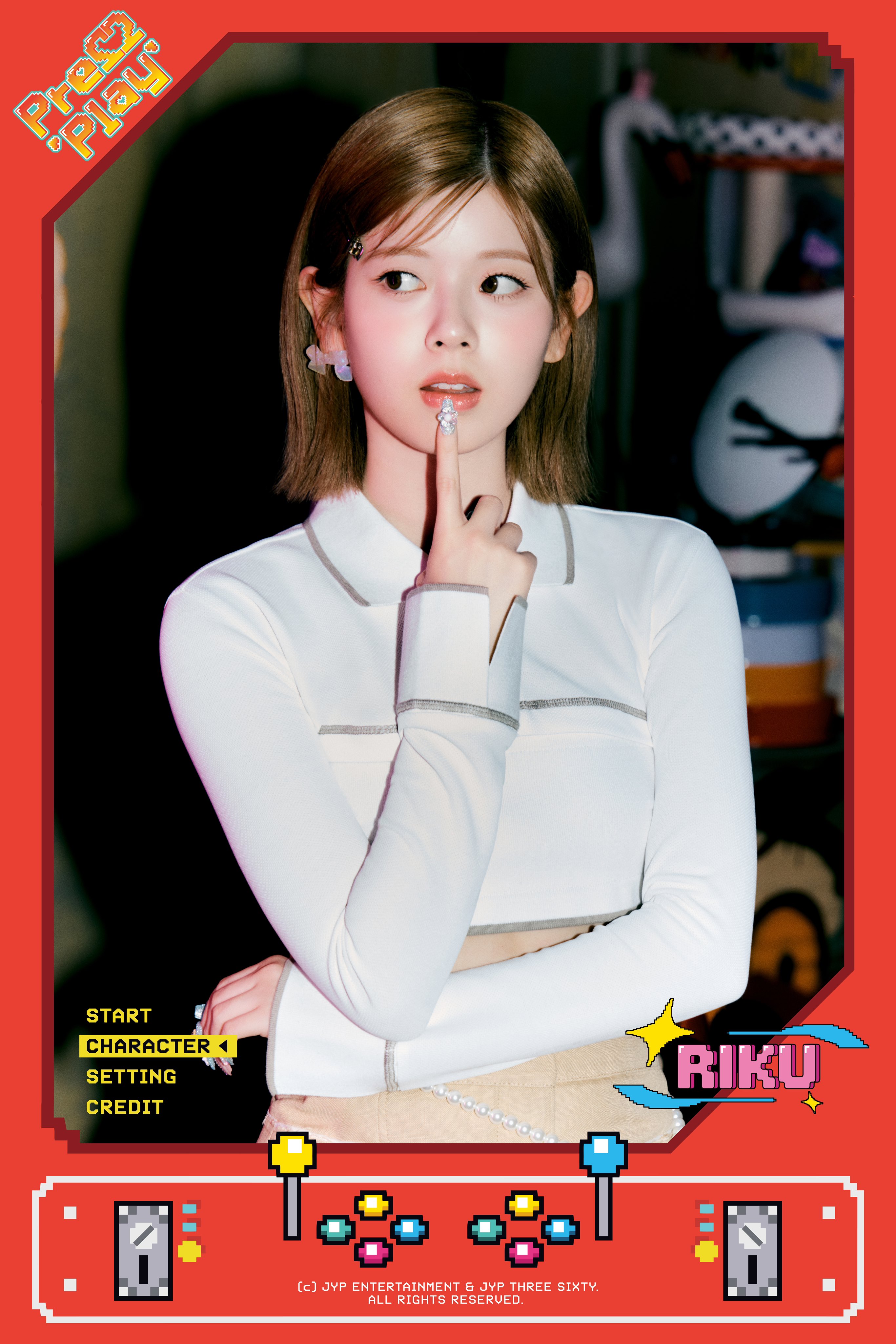 NiziU - 1st Korean Single Album: Press Play (Official Merch - Riku, Ayaka, Mayuka Teaser Images ...