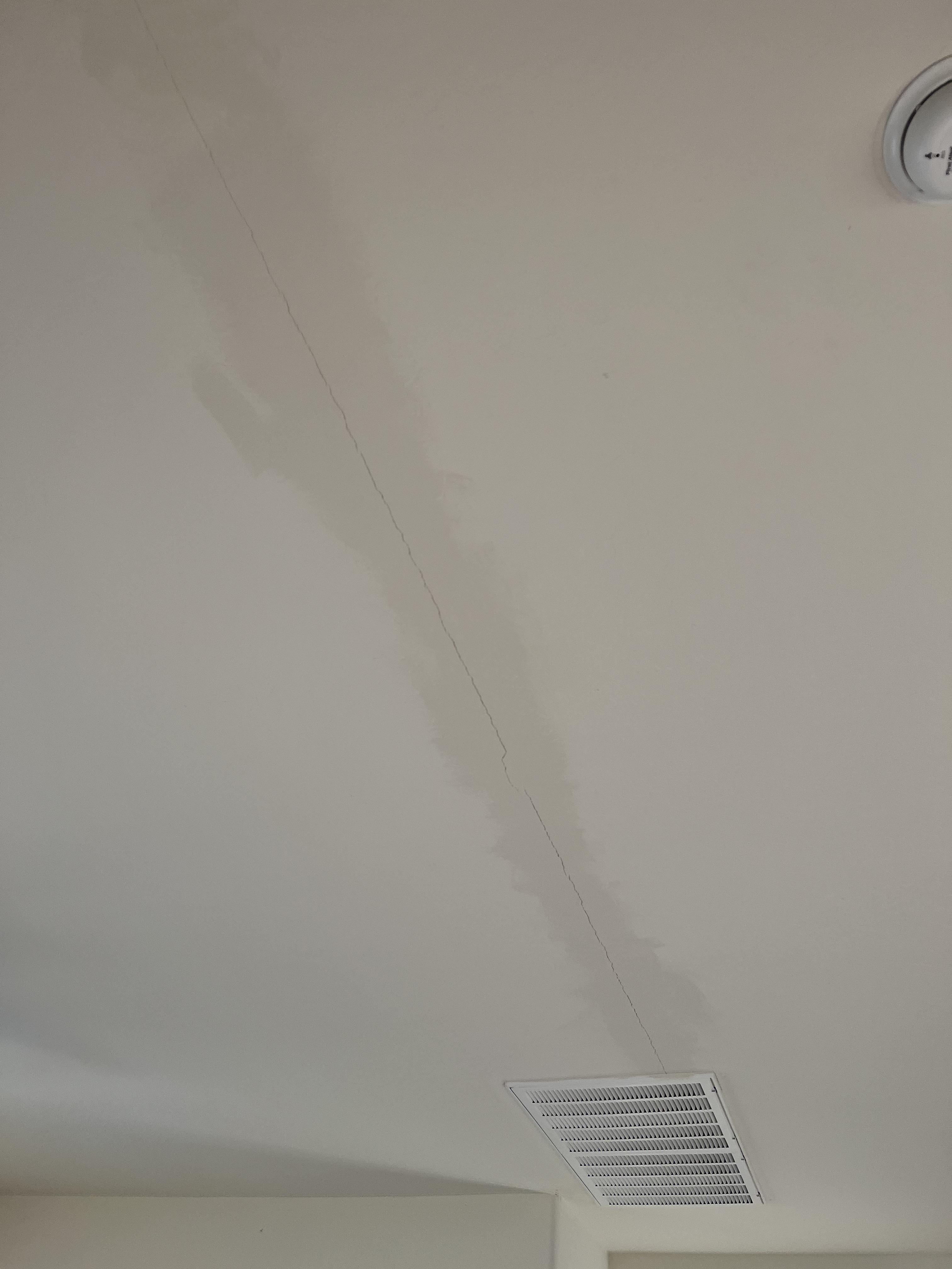 What are these cracks in second floor ceiling? | Scrolller