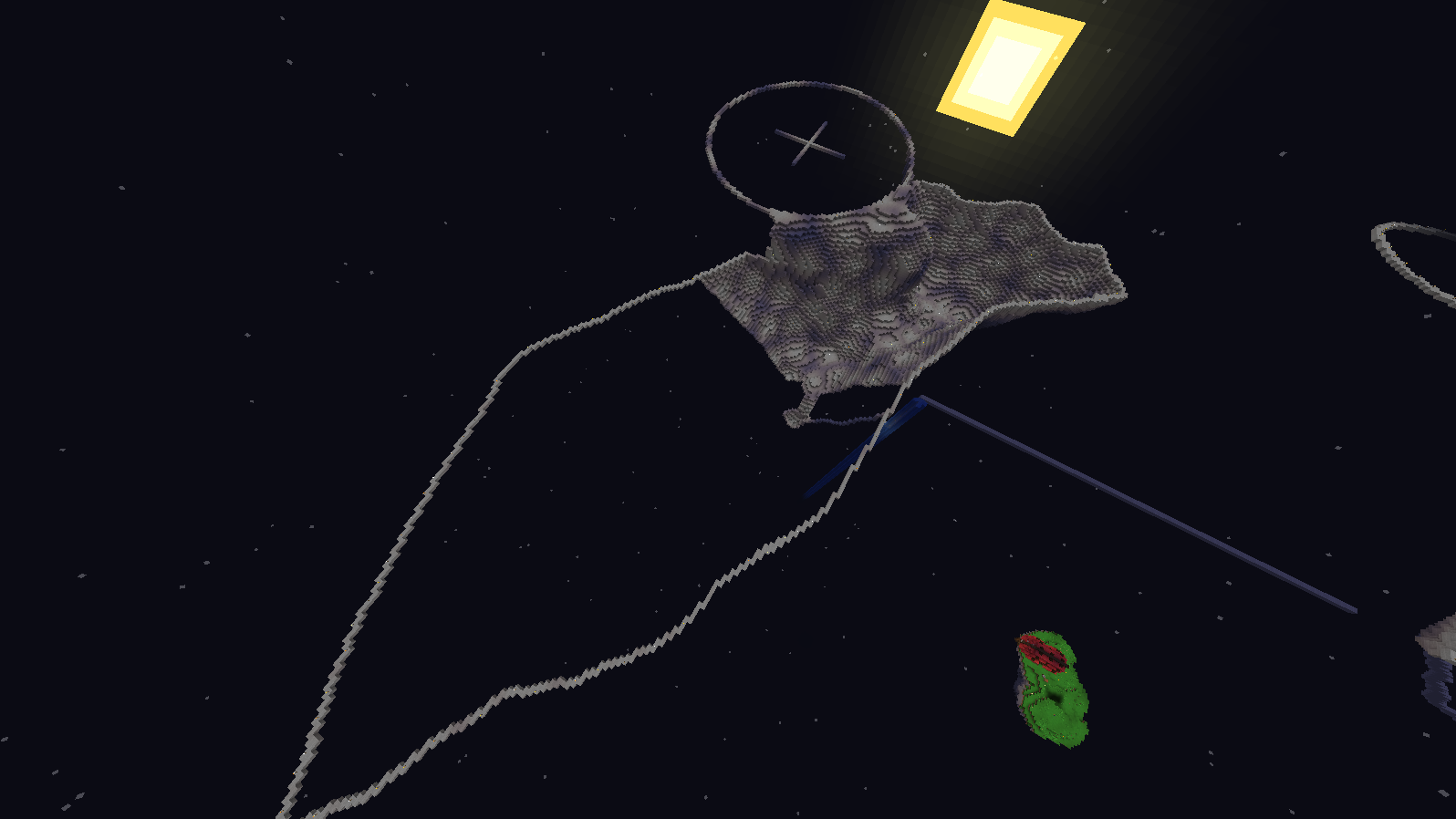 Working on flying islands with some friends, this is the second biggest one! | Scrolller