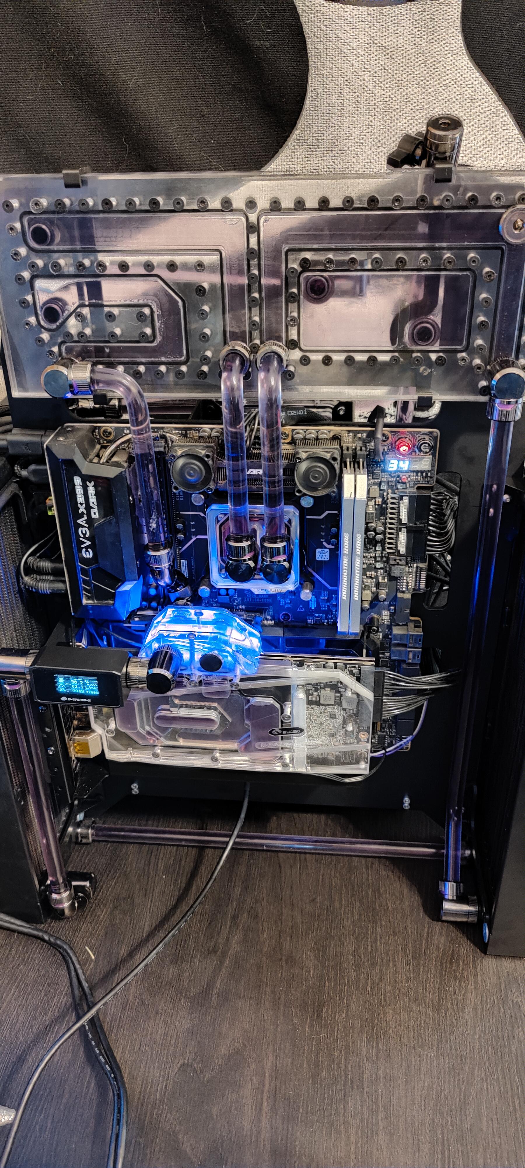 Finished* my custom designed open air case. | Scrolller