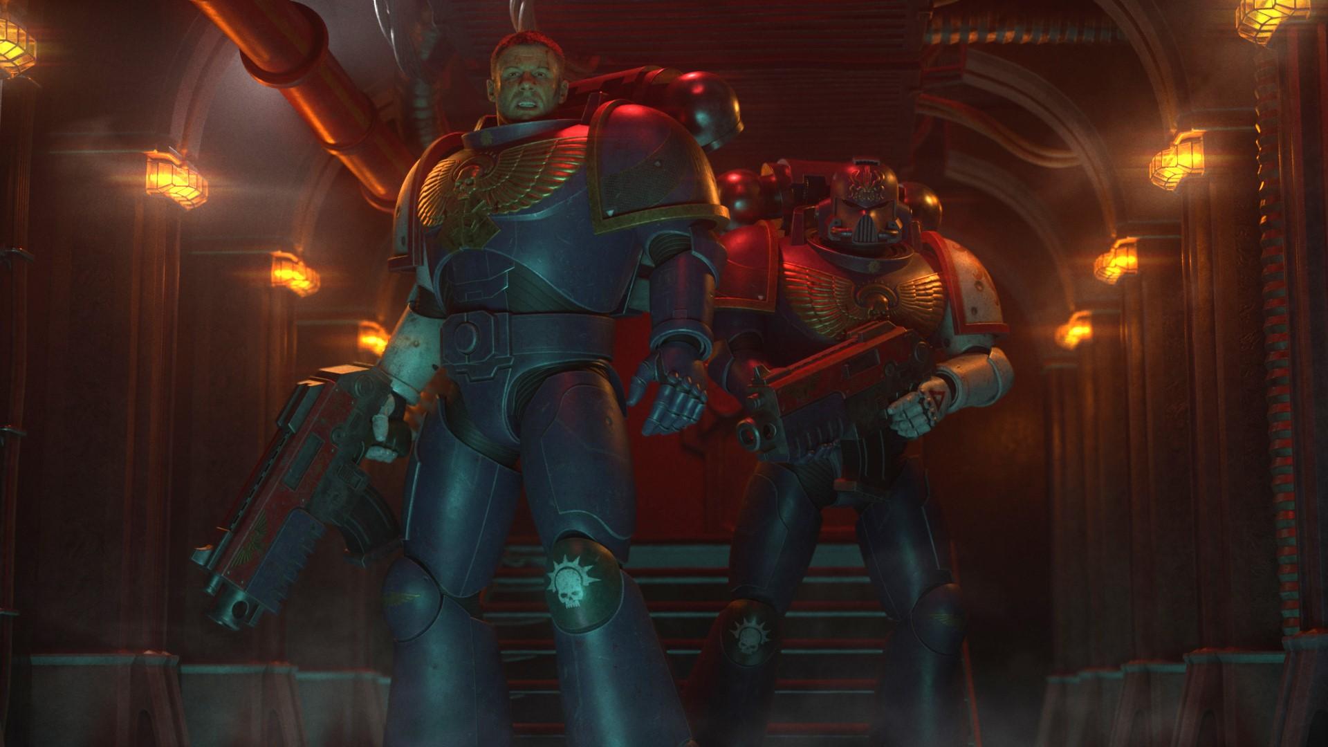 Warhammer 40k Space marine 3D model | Scrolller