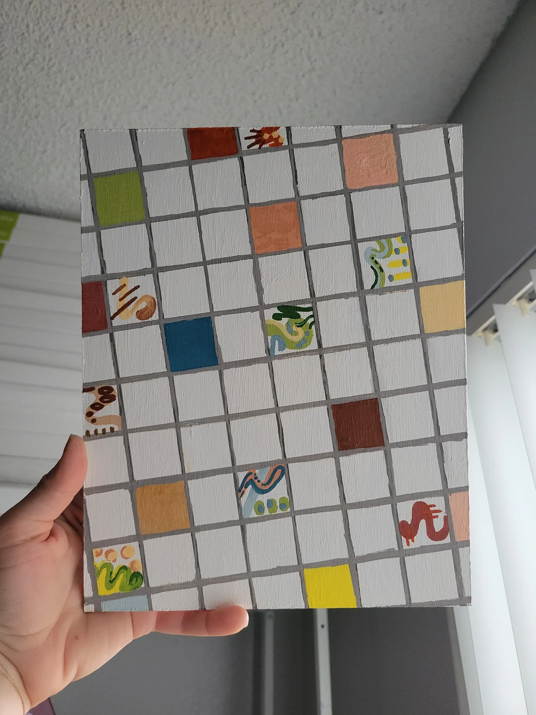 Deja Vu, me, acrylic, 2023 | Scrolller