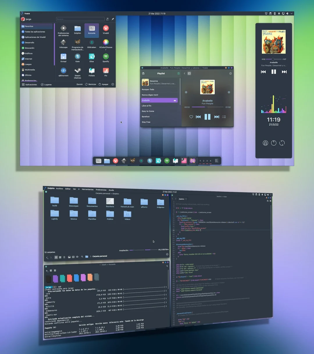 [KDE Plasma] Apus Theme Screenshot | Scrolller