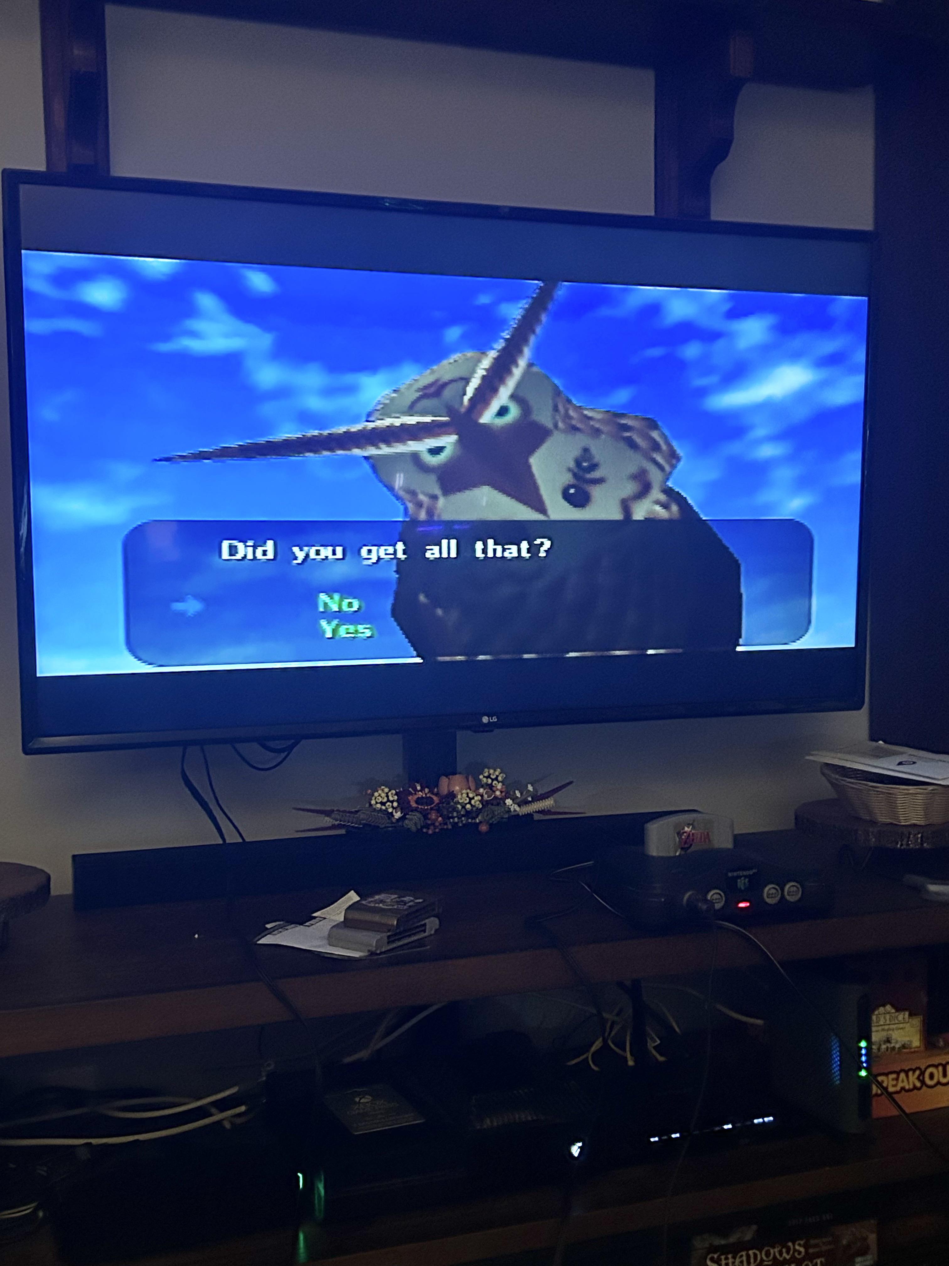 [OOT] 22 years later and I still accidentally pressed “no” | Scrolller