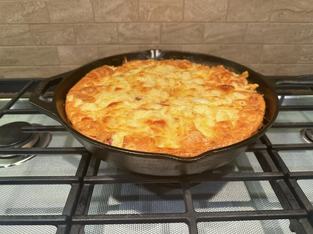 Cheddar Cheese Frittata made in the Lodge. | Scrolller