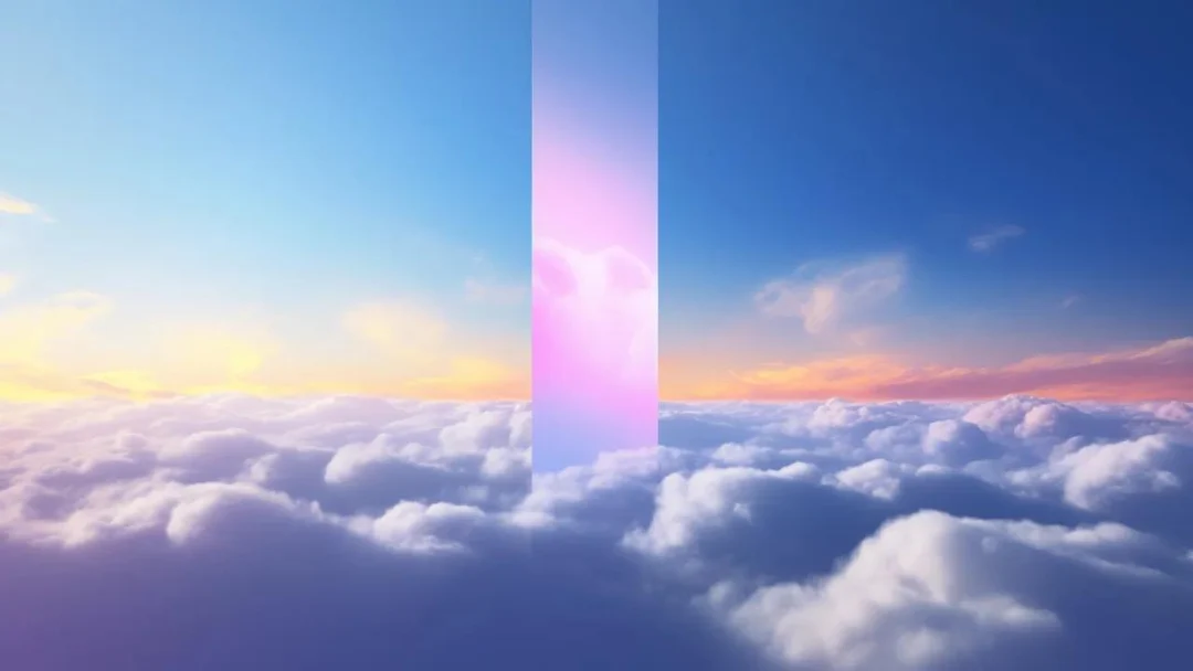 Surreal Cube In The Clouds [1920x1080] | Scrolller