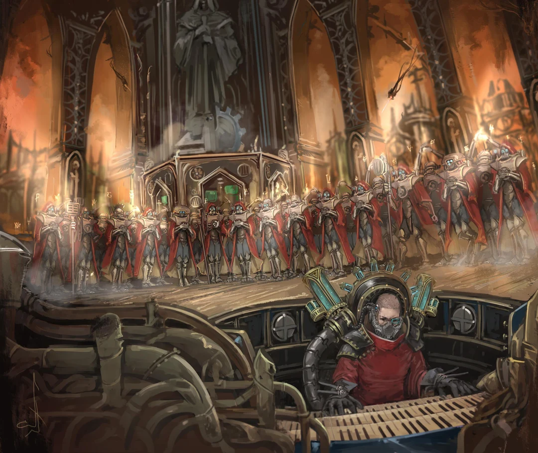 Mechanicus Choir by Nictanova | Scrolller