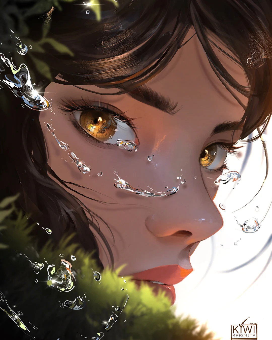 DROPLETS,Kiwisprouts and john?,procreate,2023 | Scrolller