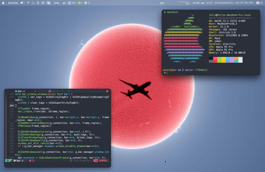 [yabai] I really love this background image | Scrolller