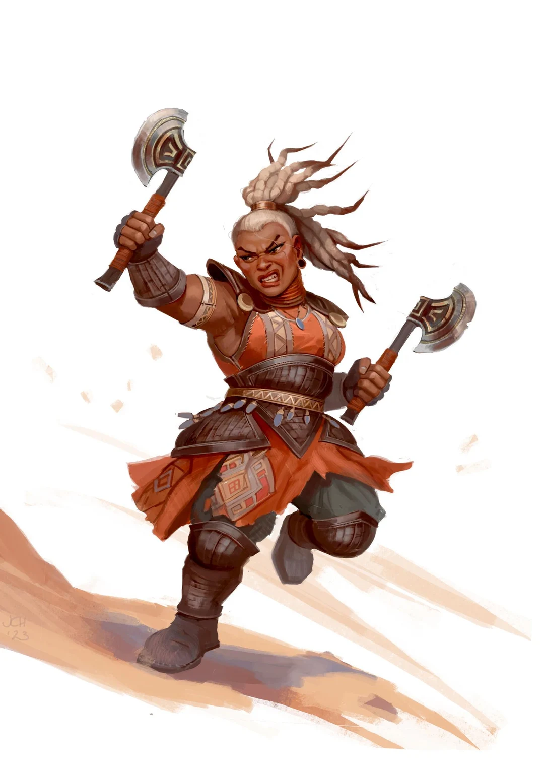 Dwarf Warrior by Joel Chaim Holtzman | Scrolller