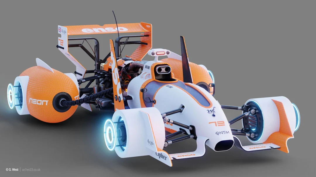 Single Seat Hover Racer by Gareth West (se7en23) | Scrolller