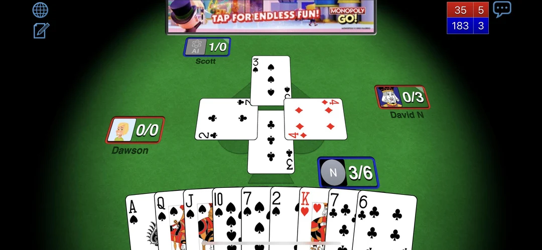 Spades + AI | Scrolller