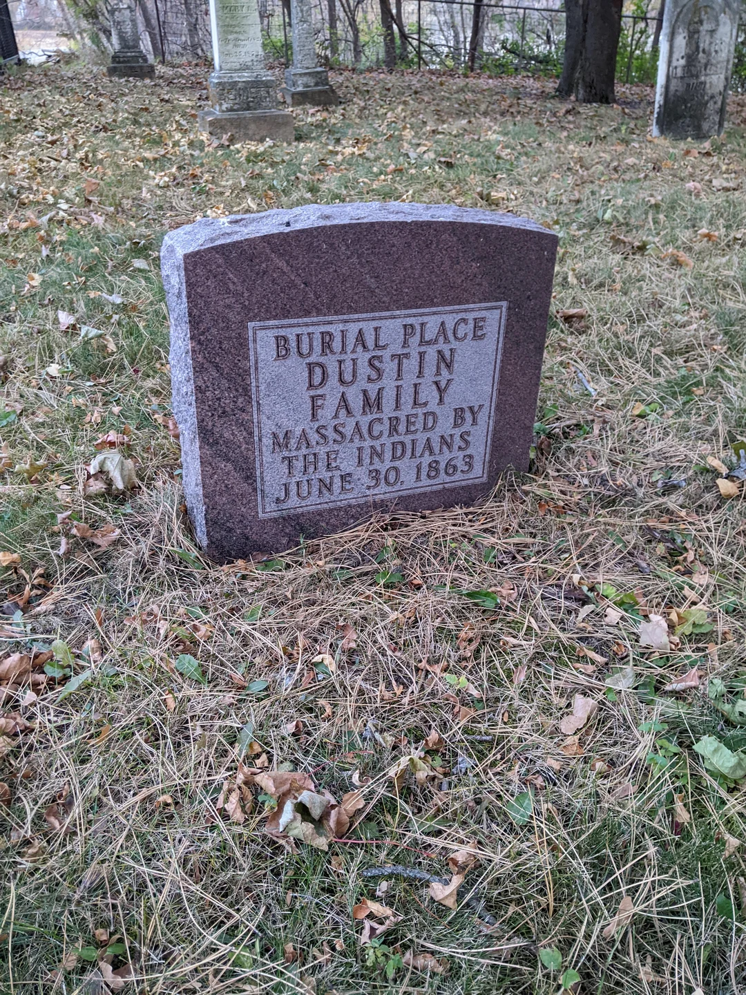 Interesting gravestone at an old cemetery near my parents cabin. | Scrolller