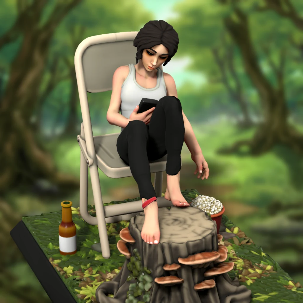 Modern Girl Chilling | Scrolller