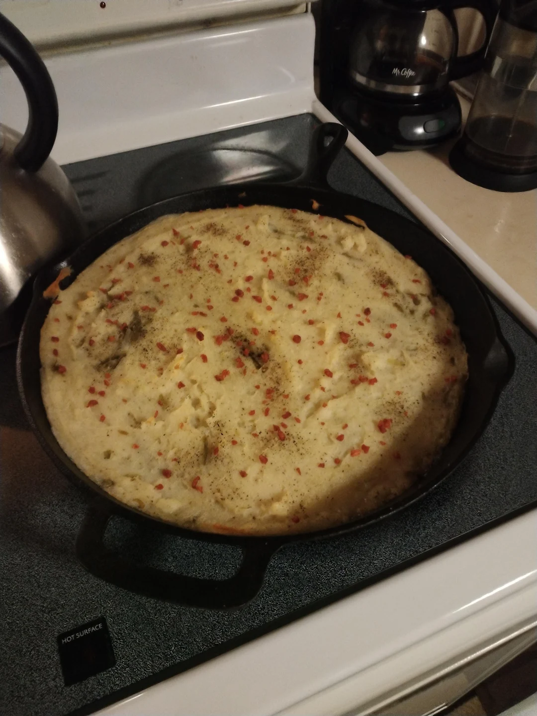 Meat Pie in cast-iron! Came across this sub a few days ago. We LOVE our cast-irons all we cook ...